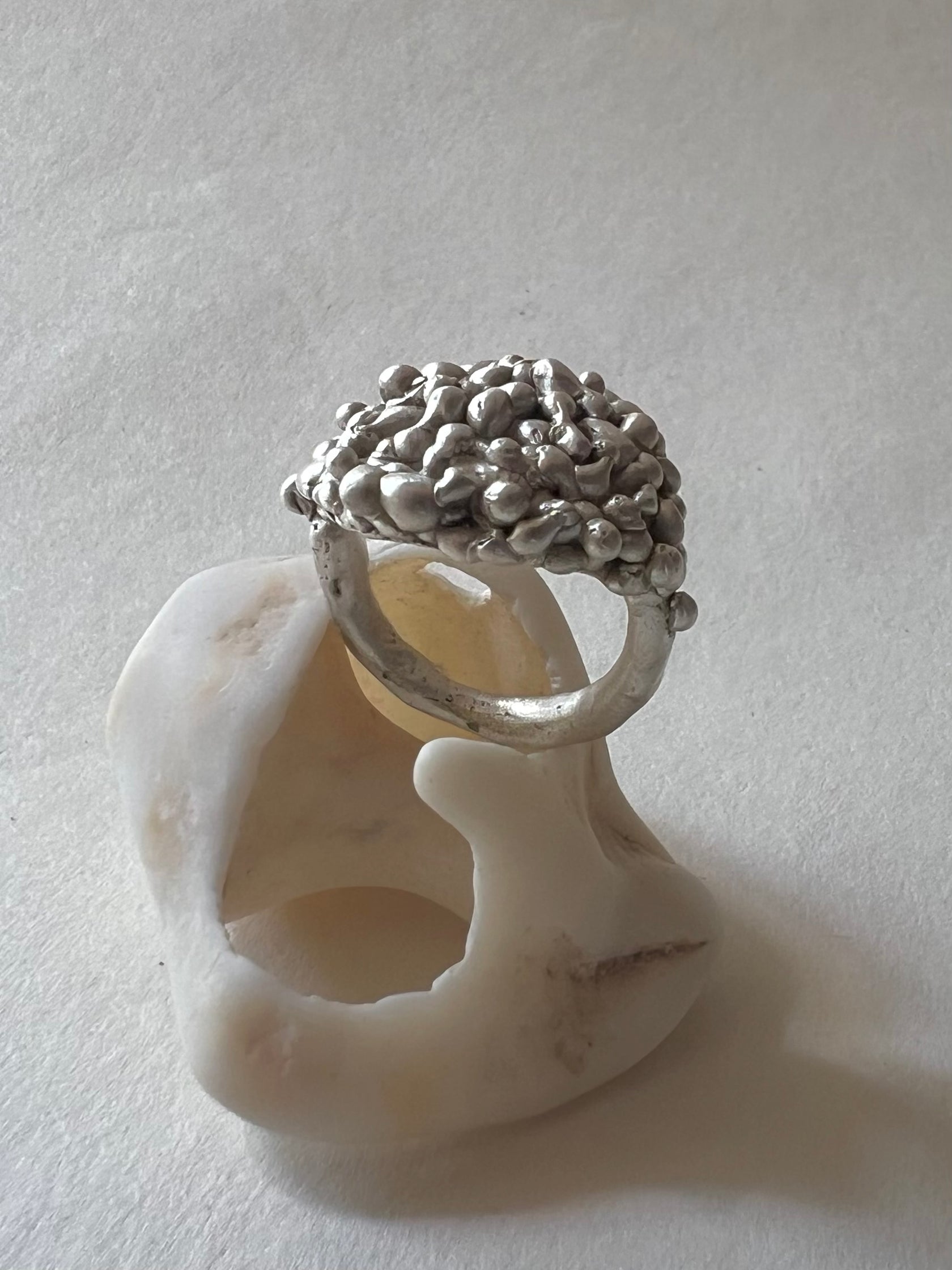 Bubbly Ring - seafoam - makmel hand made treasure design - jewelry – Makmel